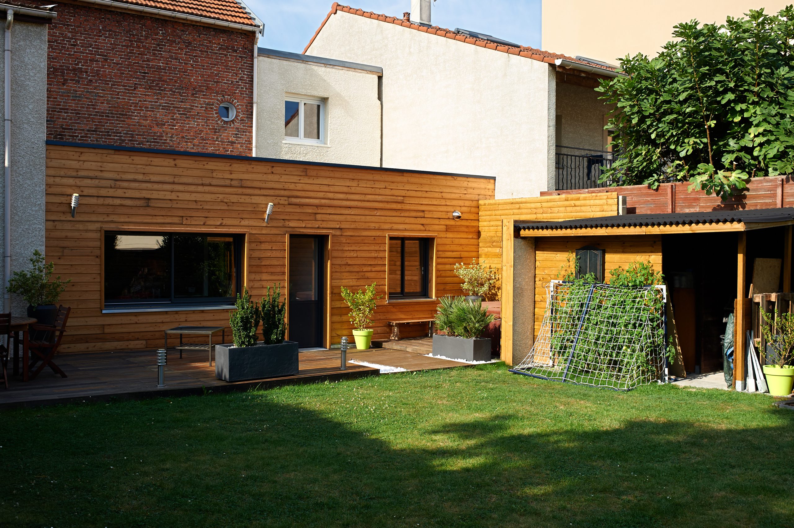 Construction d'une extension en bois / rénovation - PC CONSTRUCTION